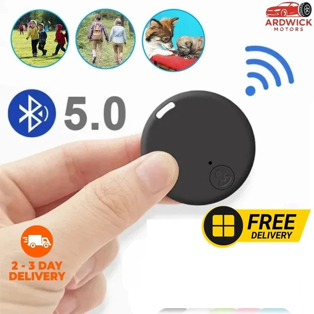 MINI GPS TRACKER Anti Lost Smart Alarm Bluetooth Locator for Kids Key ...
