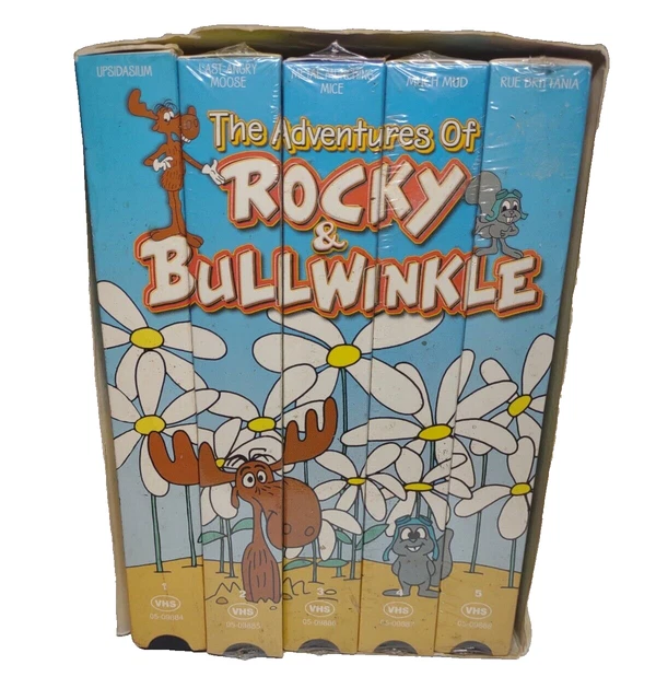 THE ADVENTURES OF Rocky And Bullwinkle Cartoon VHS Video Box Set 4 ...
