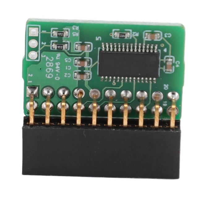 20PIN TPM 2.0 Module Vertical Trusted Platform Module for AOM TPM 9665V ...