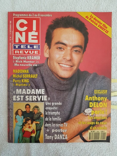 CINE REVUE N°44 1990 Anthony Delon S.kramer Madonna S.marceau D.seyrig ...
