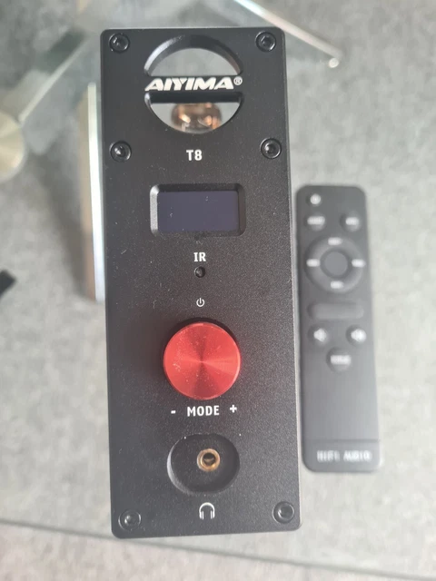 AIYIMA T8 BLACK Vacuum Tube Bluetooth Preamp Preamplifier DAC Decoder APTX Amp £70.00 - PicClick UK