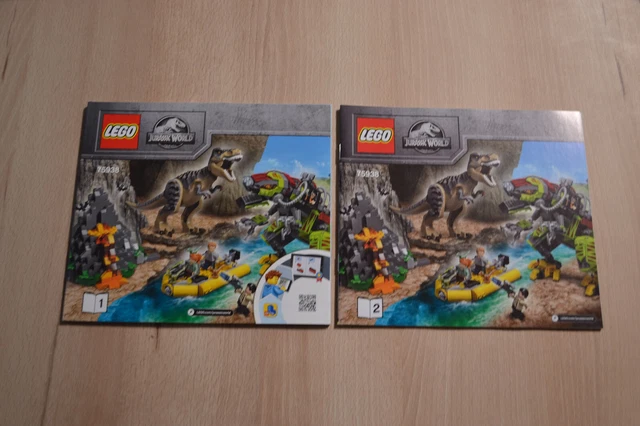 LEGO JURASSIC WORLD Bauanleitung - 75938 T-Rex vs. Dino-Mech Battle EUR ...