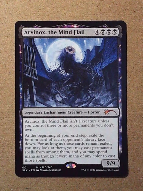 MTG CARD - Arvinox, the Mind Flail - Mythic - The List Secret Lair - NM ...