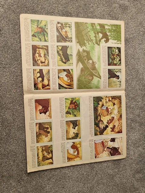 RARE DISNEY PANINI Sticker Album THE JUNGLE BOOK 100% Complete ...