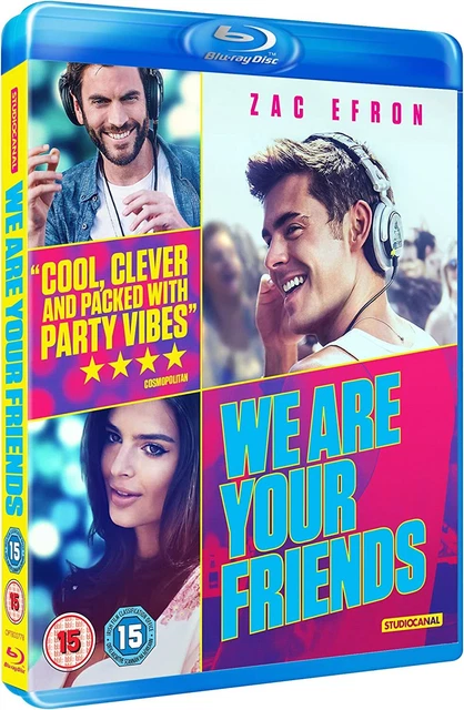 WE ARE YOUR Friends (Blu-ray) Zac Efron Emily Ratajkowski Jon Bernthal ...