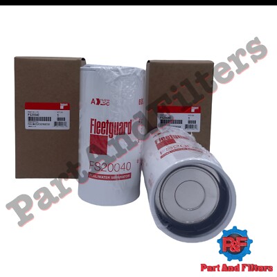 FS20040 FLEETGUARD FUEL Filter with Water Separator (Pack of 2) EUR 115 ...