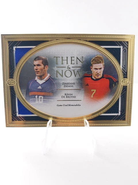 ZINEDINE ZIDANE KEVIN De Bruyne Then And Now Patch /11 Gold Plated ...