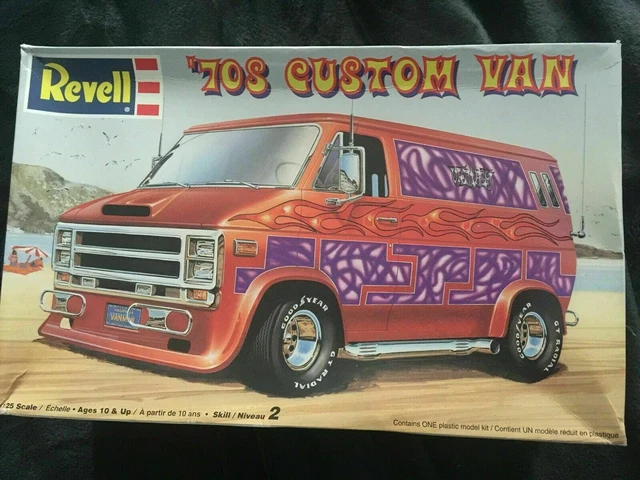 REVELL 85-7686 1970'S GMC Custom Van - Super Rare 1/25 Model Kit!!! EUR ...