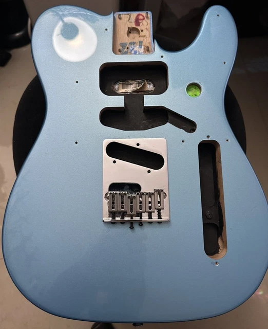 FENDER PLAYER PLUS Nashville Telecaster BODY with HARDWARE Opal Spark ...