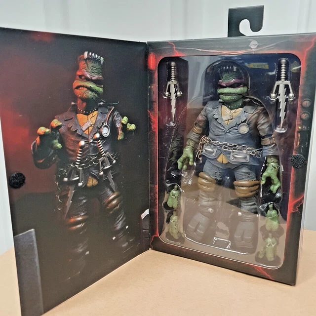 NECA TMNT X Universal Monsters Raphael As Frankenstein Utlimate Action ...