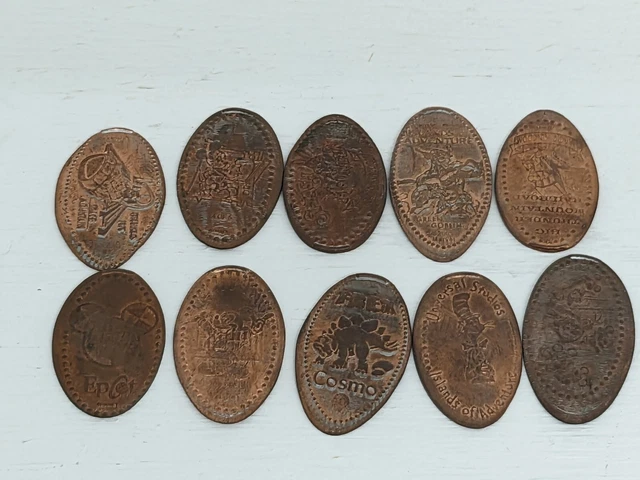 DISNEY WORLD AND SeaWorld Pressed Flat Pennies Penny WDW Lot of 10 2003 ...