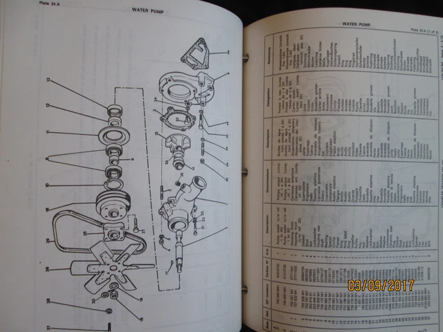 MASSEY-FERGUSON MF 300 Tractor Loader Dozer Parts Book Catalogue Manual Original $199.95 ...