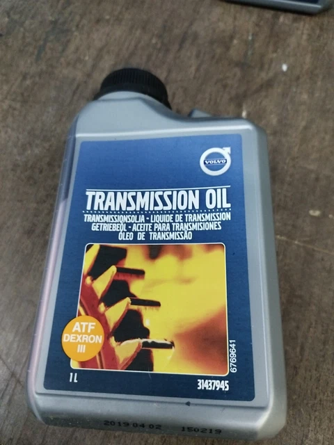 GENUINE VOLVO AUTO Dexron 3 Atf Gearbox Oil 1L 31437945 Aw40-41 V70 850 ...