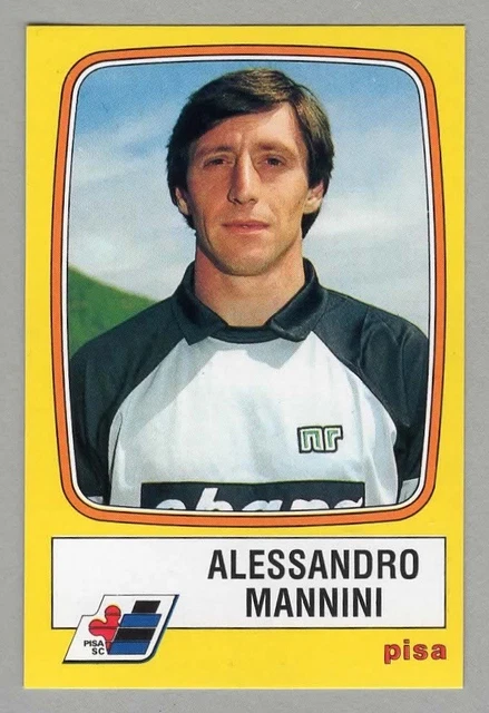 Figurina Calciatori Panini 1985 86 Recupero N 187 Mannini Pisa Eur