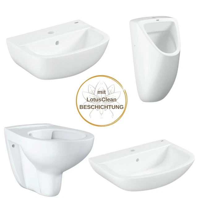 GROHE WC SPÜLRANDLOS Waschtisch Halbsäule Handwaschbecken Urinal ...
