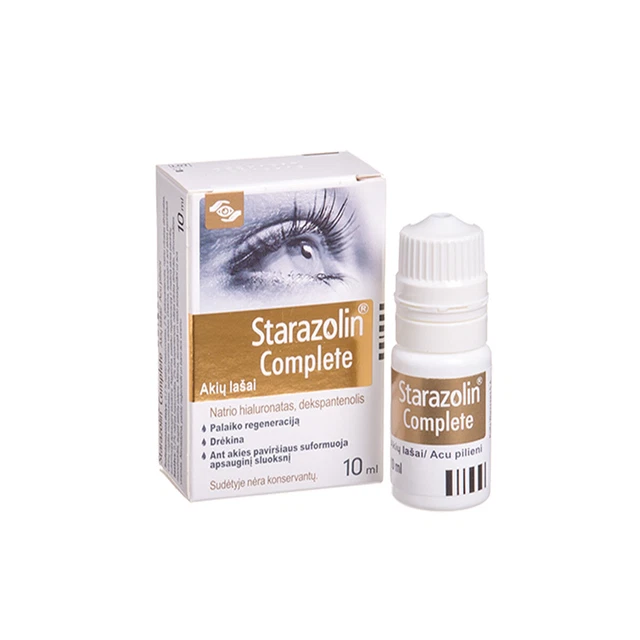 STARAZOLIN COMPLETE DROPS 10 ml.moisturizing drops with regenerative ...