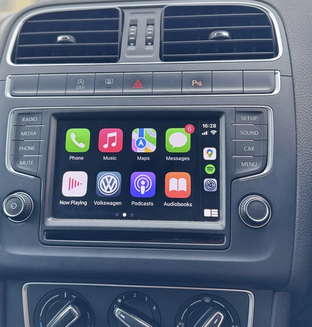 VW POLO MIB2 CarPlay Upgrade Head Unit Radio 6C 6R Mk5 2014-2017 £363. ...