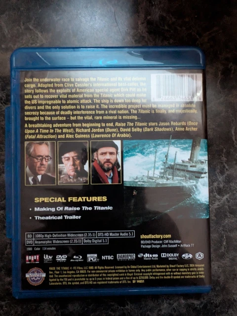 RAISE THE TITANIC [combo Blu-ray/DVD] Shout Factory $24.00 - PicClick CA