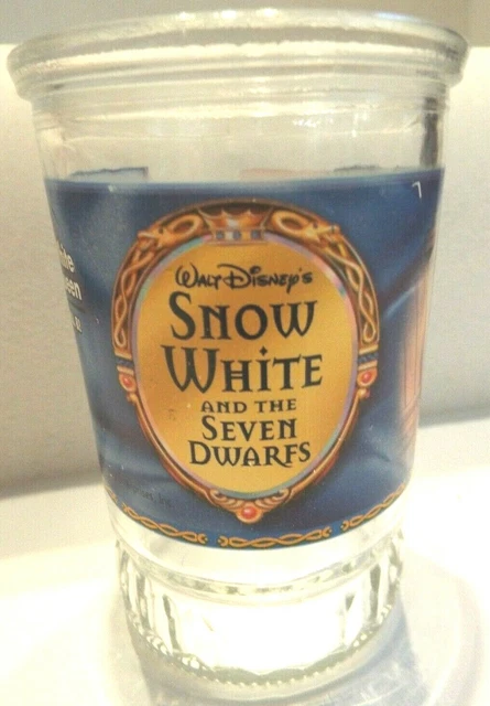 WALT DISNEYS SNOW White And The Seven Dwarfs Drinking Glass BAMA #1 4 ...