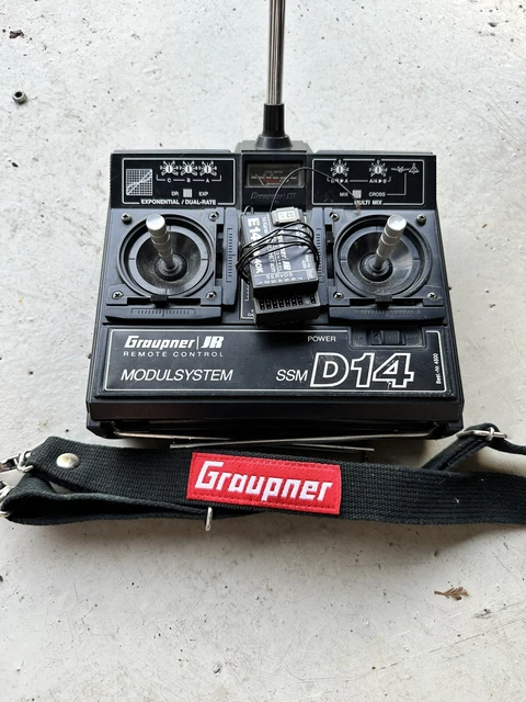 GRAUPNER JR MODULSYSTEM SSM D14 RC Radio Transmitter & Receiver £42.00 ...