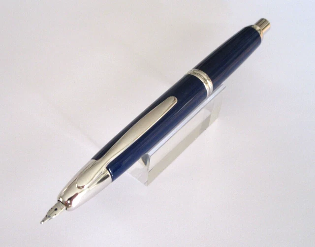 MYTHIQUE STYLO PLUME Retractable Pilot Capless En Laque Bleue Neuf De ...