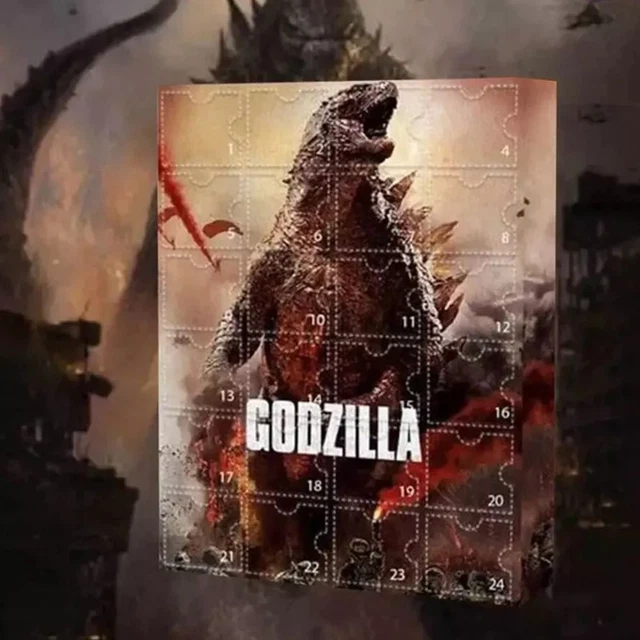 2024 GODZILLA ADVENT Calendar Blind Box Action Figure Model Toy Xmas ...