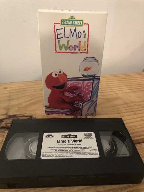 VHS ELMO'S WORLD Sesame Street originale EUR 5,75 - PicClick IT
