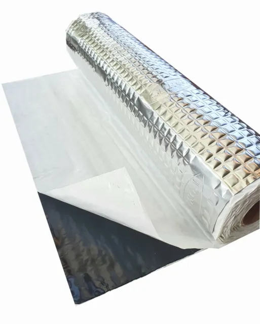 POUR CAPOT ISOLATION Auto-Adhésif 50x200cm Anti-bruit Fahrzeugdämmung ...