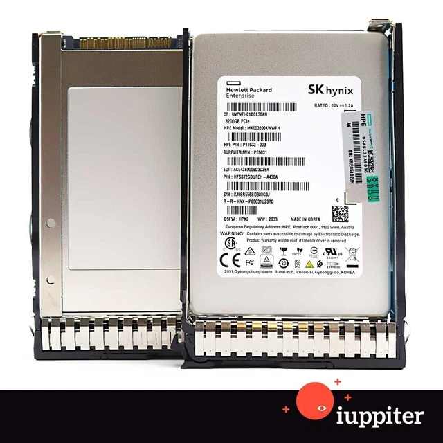 DISQUE SSD HPE SK Hynix NVMe PCIe 3,2 To 3 200 Mo/s 2,5" P/N P13828-001 ...