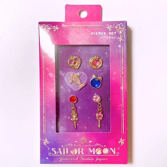USJ UNIVERSAL STUDIOS Japan Sailor Moon Piercing Set Accessory Anime usj-universal-studios-japan-sailor-moon-piercing-set-accessory-anime