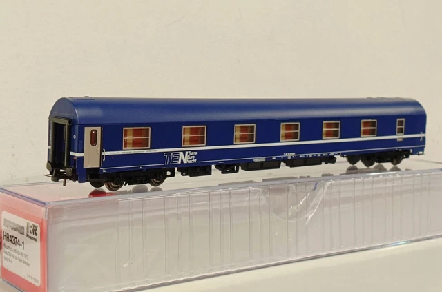 RIVAROSSI HR4374.1 NS Railway Carriage Bed Mu Livery Blue Ten Ep. V £76 ...