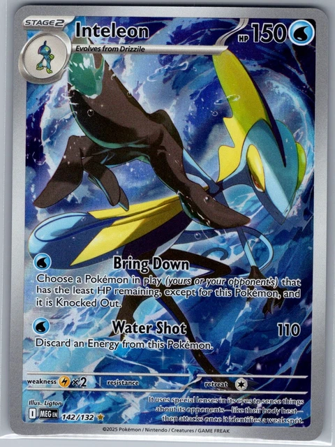 INTELEON 142/132 ME01: Mega Evolution - Pokemon Card - NM $9.44 ...