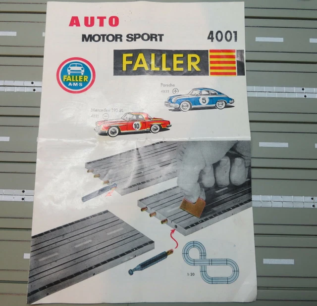 FALLER AMS ORIGINAL Manual de Instrucciones para Paquete Completo 4001 ...