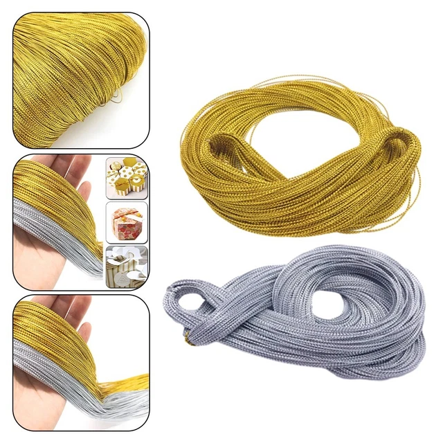 CORDON D'OR ET d'argent pour emballage cadeau et accessoires ...