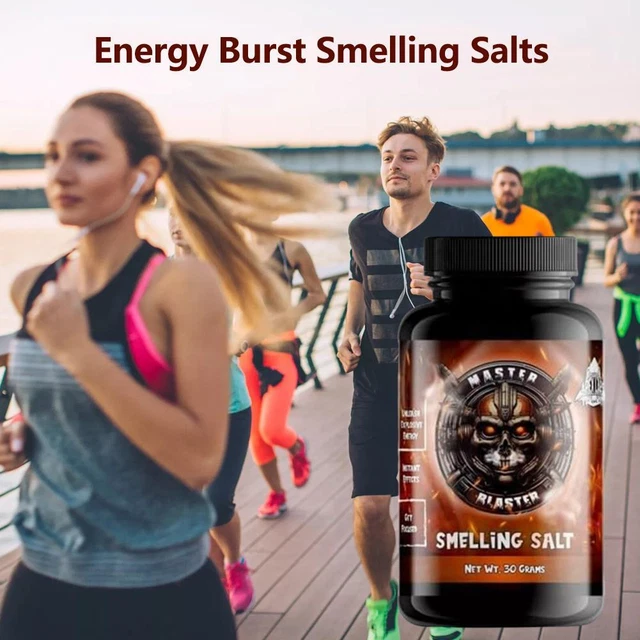 SMELLING SALTS BOTTLED - Strong Ammonia Inhalant for Athletes Energy ...