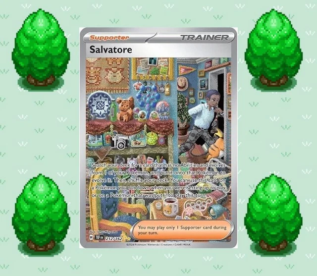 POKÉMON - SALVATORE - 212/162 - Forces temporelles - Illustration spéciale rare comme neuf EUR ...