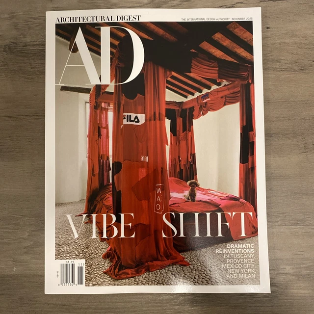 ARCHITECTURAL DIGEST MAGAZINE - November 2025 - Brand New $12.99 ...