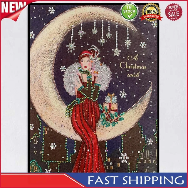 DIY PART DRILL Special-shaped Diamond Painting Elegant Lady Mosaic ...