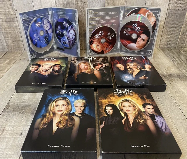 BUFFY THE VAMPIRE Slayer Saisons 1-7 Série complète (DVD, Set de 39 ...