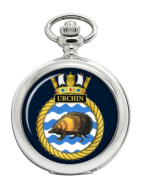 HMS URCHIN, ROYAL Navy Pocket Watch £24.99 - PicClick UK