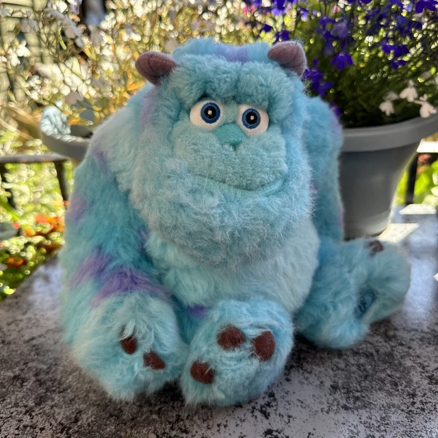 DISNEY STORE EXCLUSIVE Pixar Monsters Inc University 9" Sully Blue Soft ...