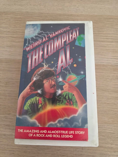 &WEIRD AL& YANKOVIC - The Compleat AL 1985 VHS Tape (NTSC USA) £29.62 ...