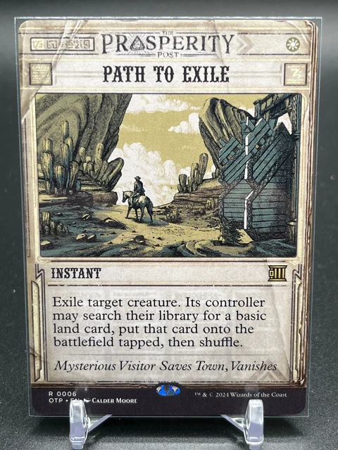 MTG PATH TO Exile 0006 Outlaws of Thunder Junction régulière rare ...