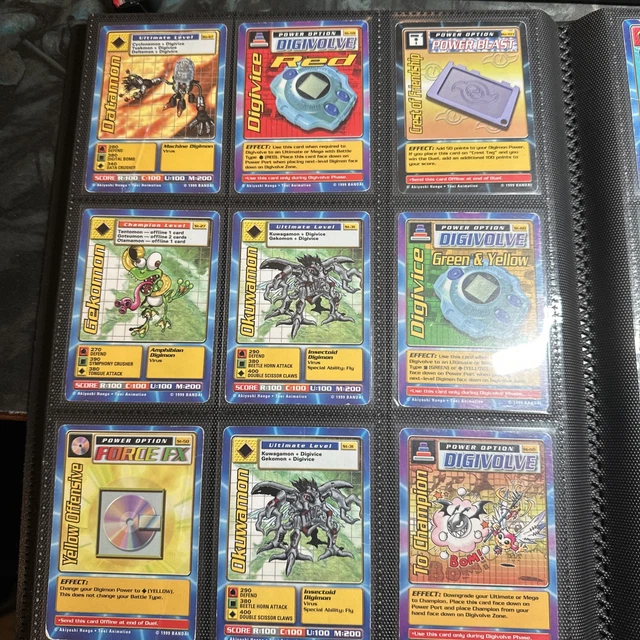 LOT OF 57 Digimon TCG Cards 1999 Bandai 2001 Toei Animation $16.99 ...
