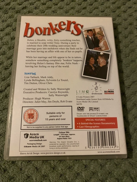 BONKERS DVD - ITV Smash Hit Comedy Series Starring LIZA TARBUCK & MARK ...