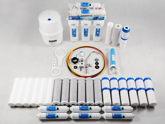 6 STUFEN UMKEHROSMOSEANLAGE Osmose Membran 3Jahre Ersatzset Wasserfilter Germany EUR 179,95 ...