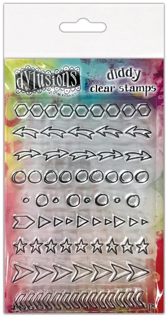 DYAN REAVELEY'S DYLUSIONS Diddy Stamp Set-Doodles DYB80015 £13.93 ...
