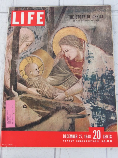 LIFE MAGAZINE DECEMBER 27, 1948 The Story of Christ £10.26 - PicClick UK