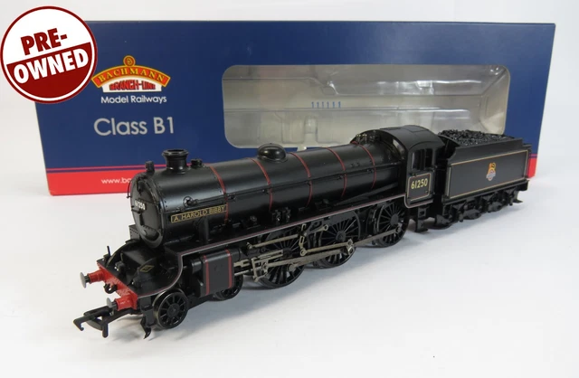 OO GAUGE BACHMANN 31-714 Class B1 61250 A Harold Bibby BR Black Loco ...
