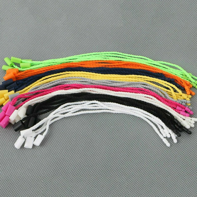 1000PCS COLTHING HANG Tag String Lock Fastener Label Tagging Supplies ...